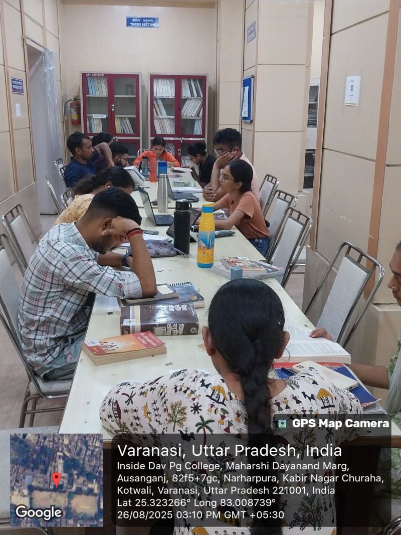 About Us Library – D.A.V PG College